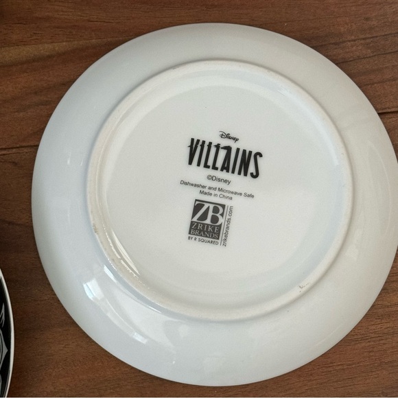 Disney | Holiday | Disney Villains Assorted Appetizer Plate Set | Poshmark